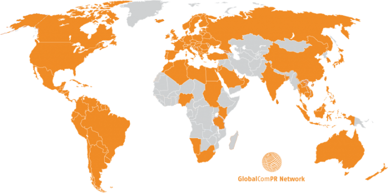 A Network Covering the Entire World | GlobalCom PR Network